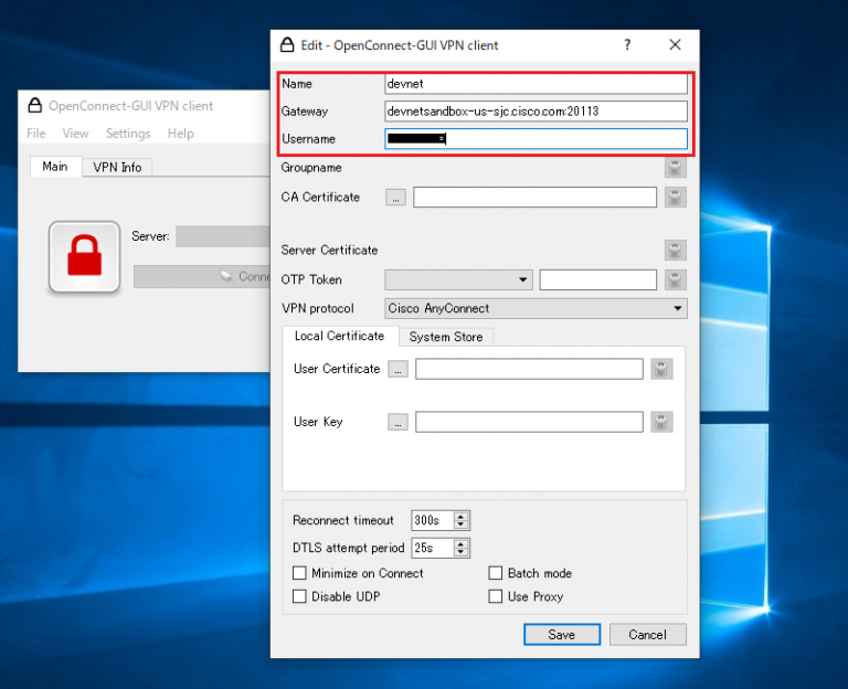 OpenConnect VPN clientのインストール – Cisco DevNetのWindows向け学習環境構築 | ネットワークチェンジニアとして