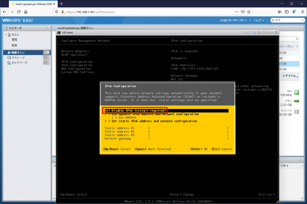 Nested ESXiの構築方法 | ネットワークチェンジニアとして