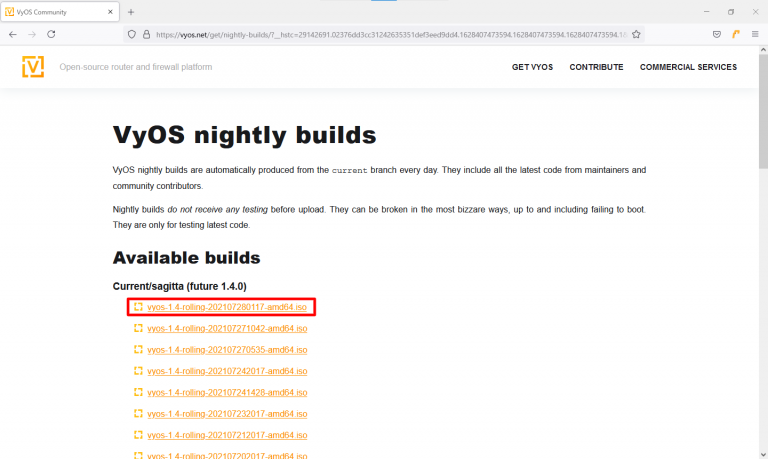 Vyatta(VyOS)のインストール方法 | ネットワークチェンジニアとして