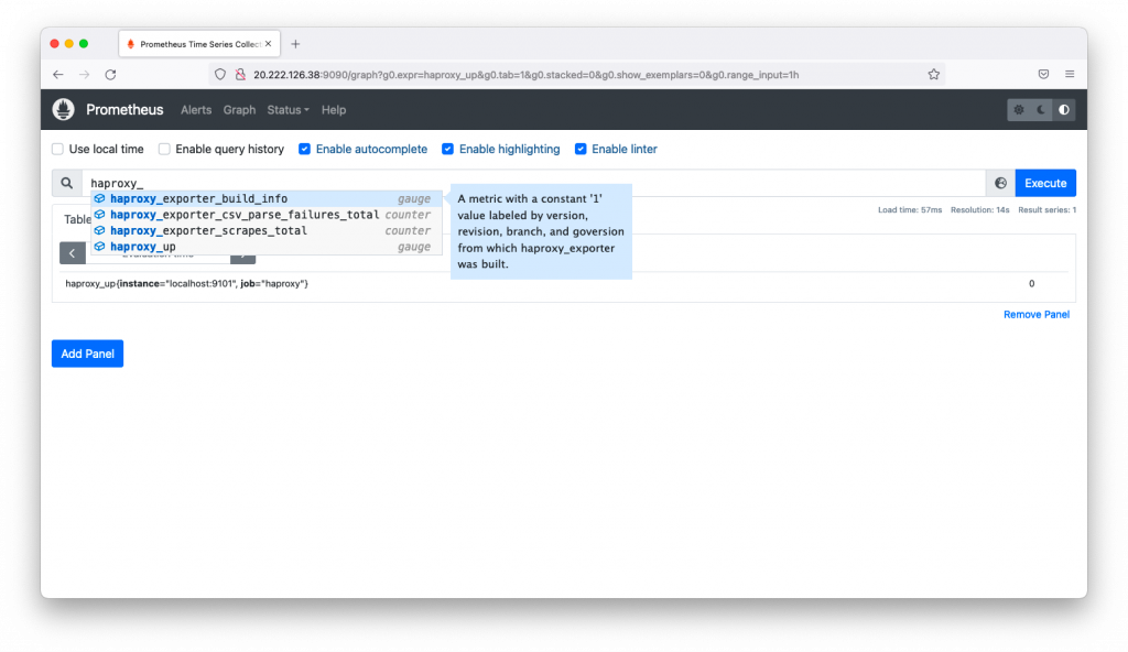 Prometheus Exporter設定例 (HAProxy編) | ネットワークチェンジニアとして