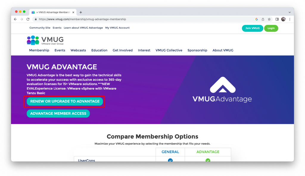 VMware検証ライセンスの入手 (1/2) VMUGへの加入 | ネットワークチェンジニアとして